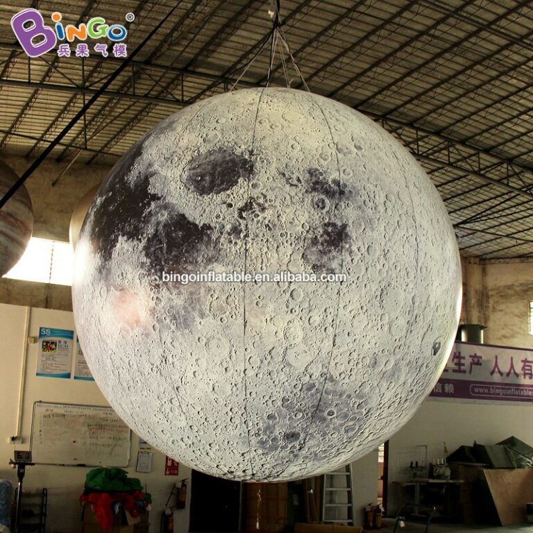 Inflatable Solar System Moon Replica Light Decor 3m Ideal For ...