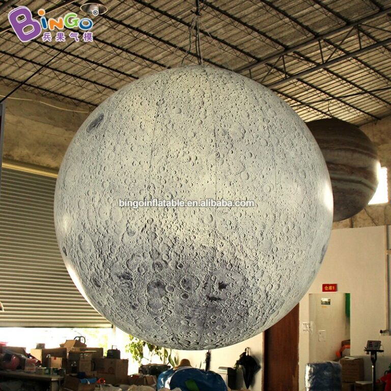 Inflatable Solar System Moon Replica Light Decor 3m Ideal For ...
