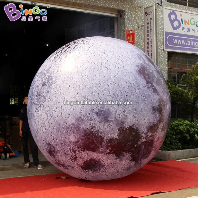 Inflatable Solar System Moon Replica Light Decor 3m Ideal For ...
