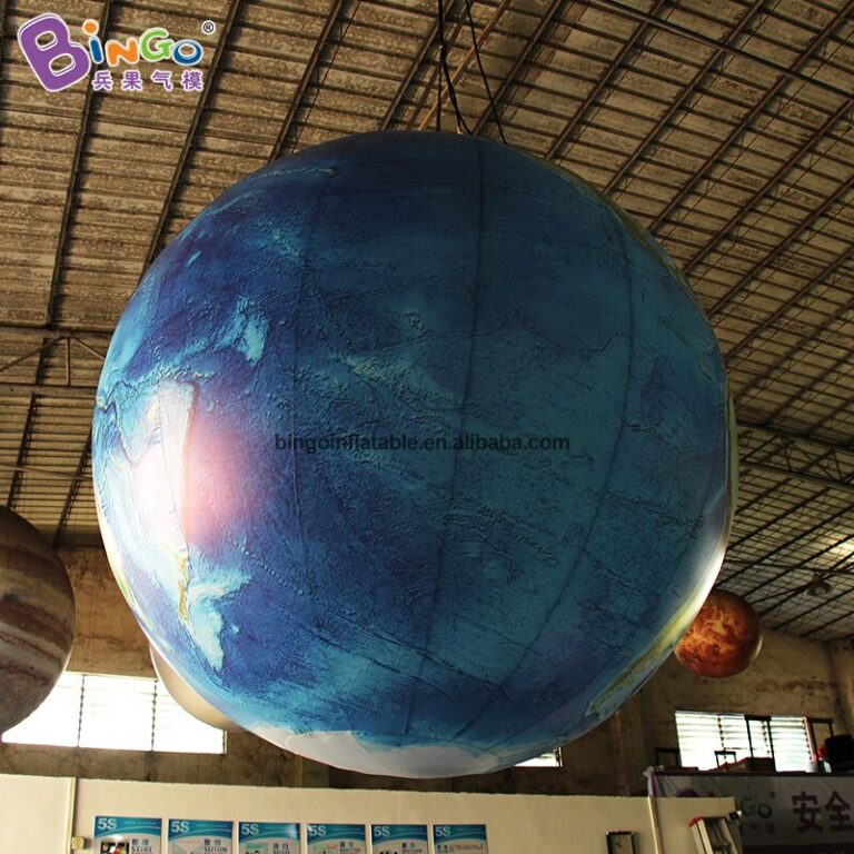 2m Inflatable Solar System Earth Globe Balloon For Educational Learning ...
