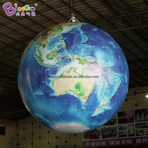 2m Inflatable Solar System Earth Globe Balloon For Educational Learning ...