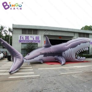 12m Inflatable Shark Model For Marine Park Ocean Theme Academic ...