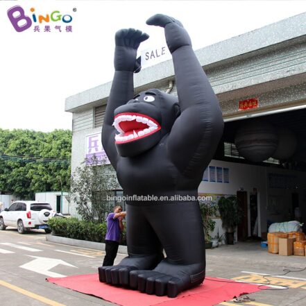 55m High Inflatable Gorilla Balloon Giant Bingo Advertising Display ...