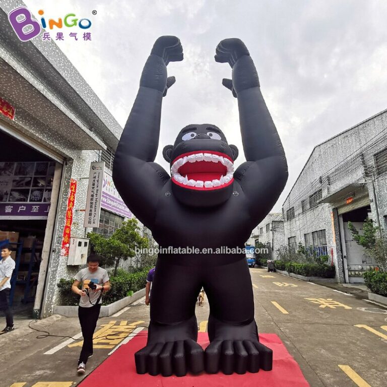 55m High Inflatable Gorilla Balloon Giant Bingo Advertising Display ...