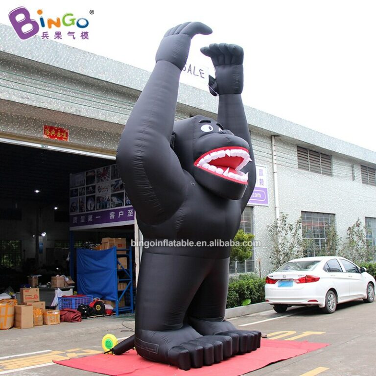55m High Inflatable Gorilla Balloon Giant Bingo Advertising Display ...