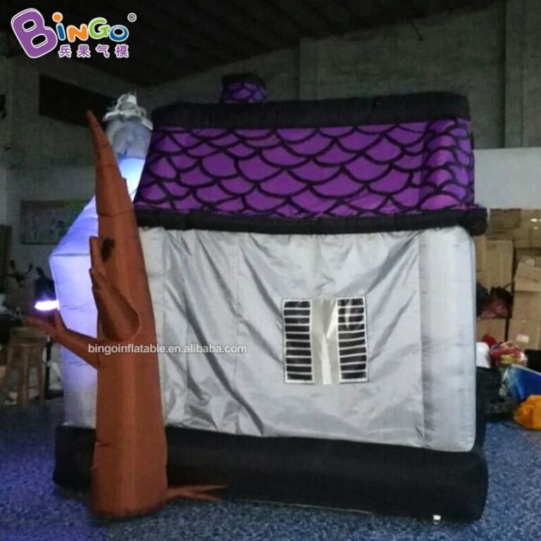 Led Lighted Ecofriendly 3x3mh Inflatable Haunted House For Amusement ...
