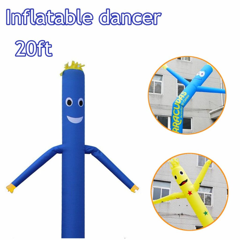 20ft Inflatable Sky Dancer Wind Wavy Tube Man For Advertising Events ...