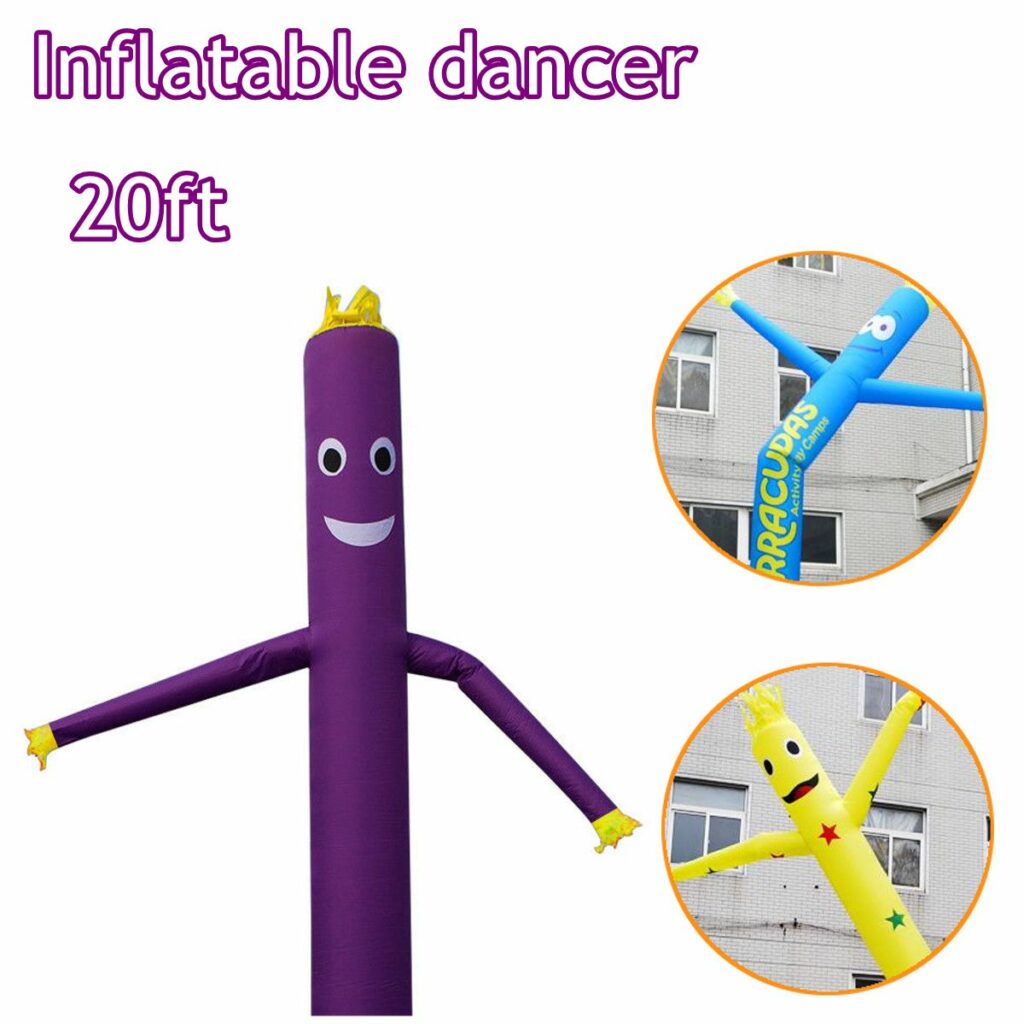 20ft Inflatable Sky Dancer Wind Wavy Tube Man For Advertising Events ...