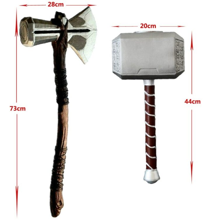 44cm Thor Axe Hammer Cosplay Inflatable Toy Kids Safe Role Play ...