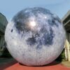 5m Large Led Inflatable Globe Balloon Custom Moon Planet Decor Lighting ...