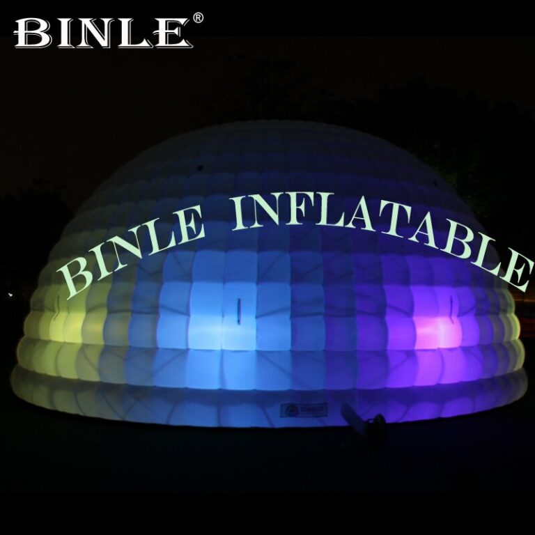 Outdoor Led Light Inflatable Dome Tent For Wedding Nightclub And Golf ...