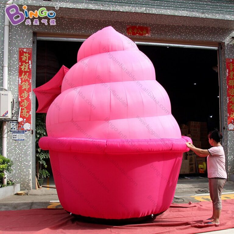 10ft Giant Inflatable Ice Cream Cone Balloon For Party Decorations ...