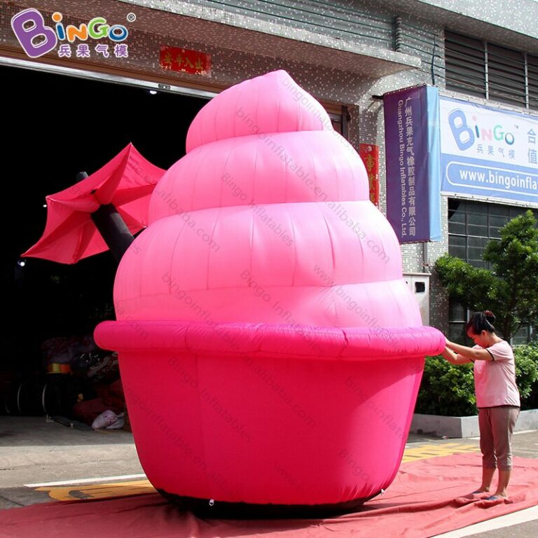 10ft Giant Inflatable Ice Cream Cone Balloon For Party Decorations ...