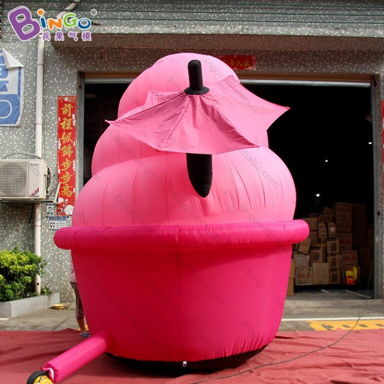 10ft Giant Inflatable Ice Cream Cone Balloon For Party Decorations ...