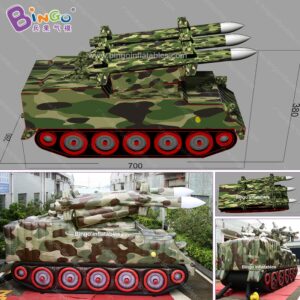 Event Display Inflatable Missile Tank Balloon Toy With Fancy Design ...