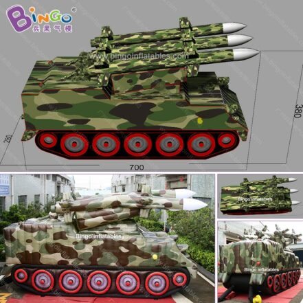 Event Display Inflatable Missile Tank Balloon Toy With Fancy Design ...