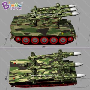 Kids Giant Inflatable Missile Tank Balloon Toy For Educational Play ...