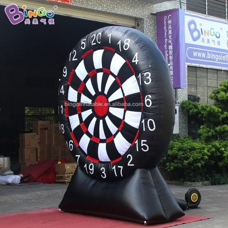3m High Inflatable Football Dart Board Outdoor Fun Game For Kids Adults ...