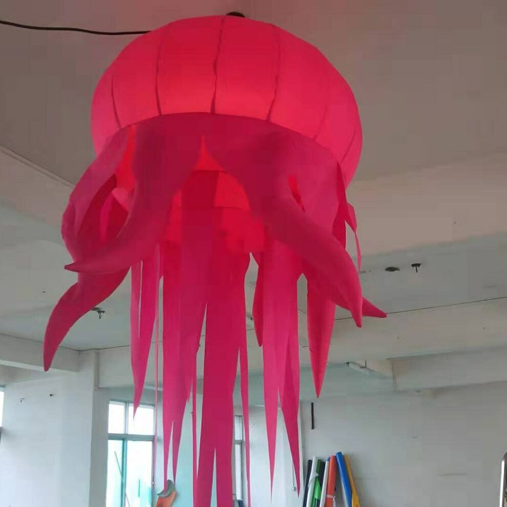 Customized Led Inflatable Octopus Tentacle Jellyfish For Party Decor ...