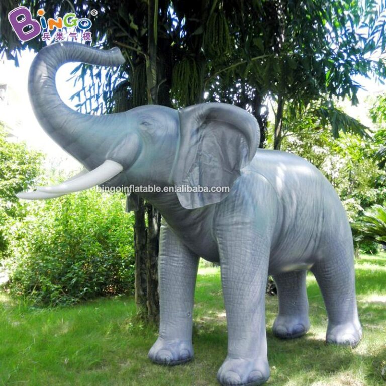 Customized 9x25m Large Inflatable Elephant Toy For Parade Decorations ...