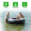 Multiplayer Round Inflatable Camping Table With Air Sofa And Pump ...