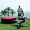 Multiplayer Round Inflatable Camping Table With Air Sofa And Pump ...