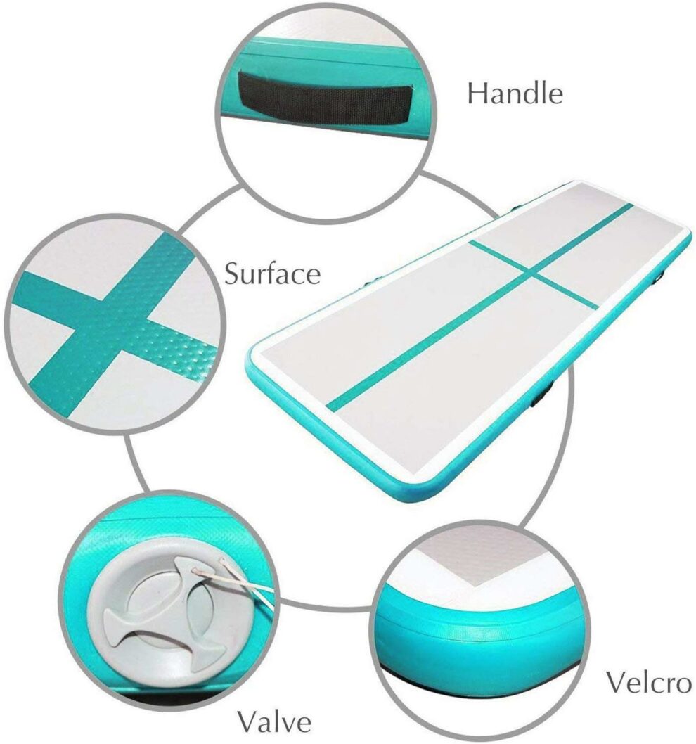 Mini Inflatable Gymnastics Air Track Mat 2m4m With Electric Pump ...