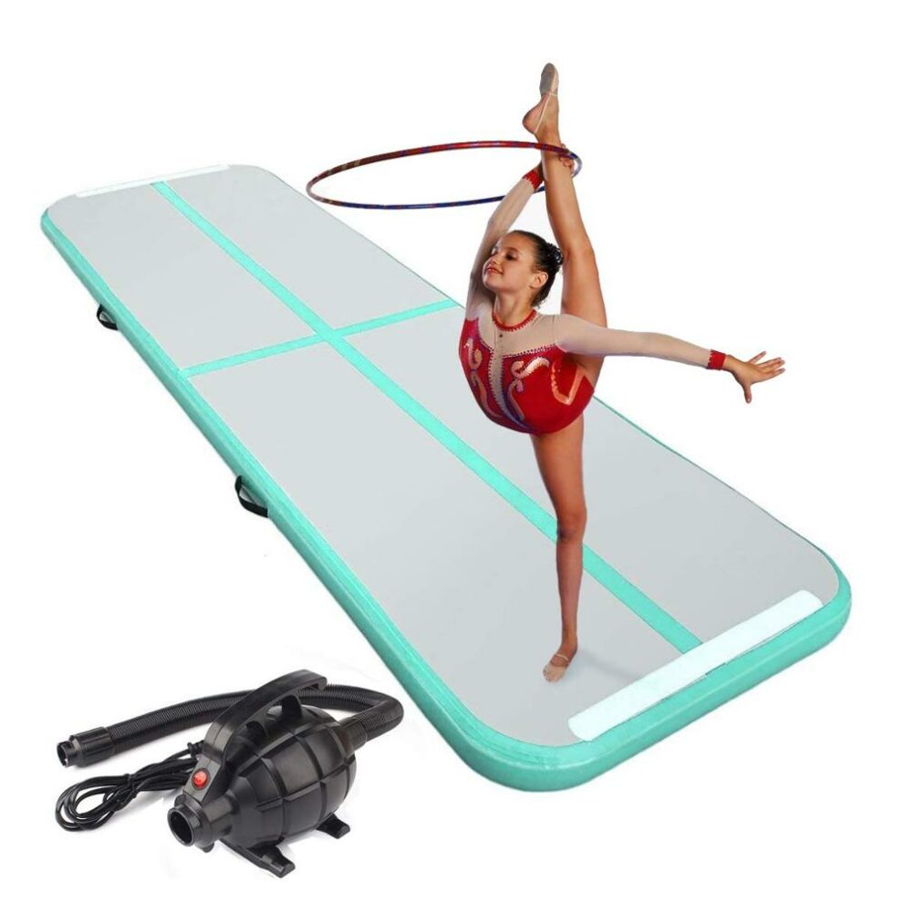 Mini Inflatable Gymnastics Air Track Mat 2m4m With Electric Pump ...