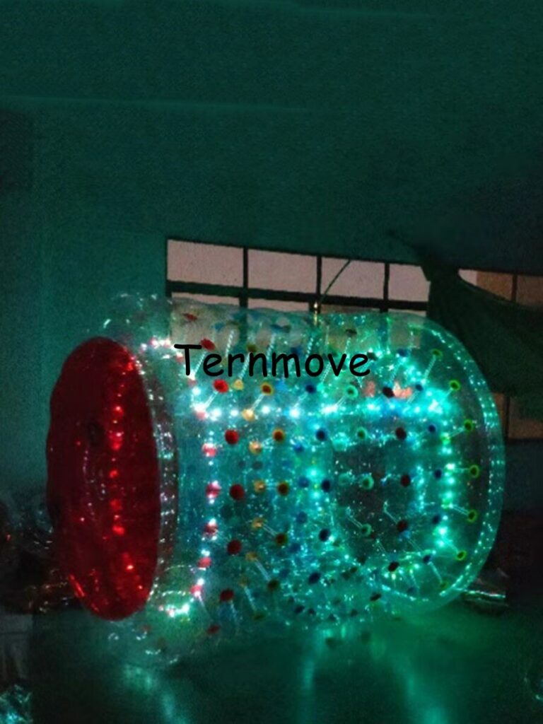 Led Light Inflatable Water Zorbing Walking Roller Cylinder Toy Ball ...