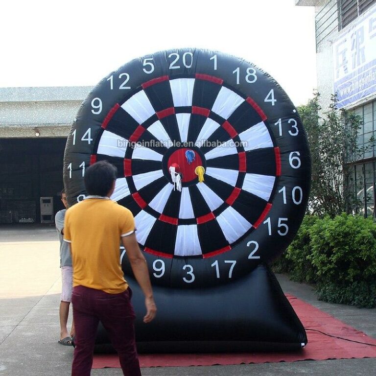 Outdoor Giant Inflatable Dart Board Game 25x3m With Sticky Dart Toys ...