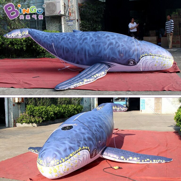 38 Meters Customizable Inflatable Whale Theme Park Hanging Cartoon Toy ...