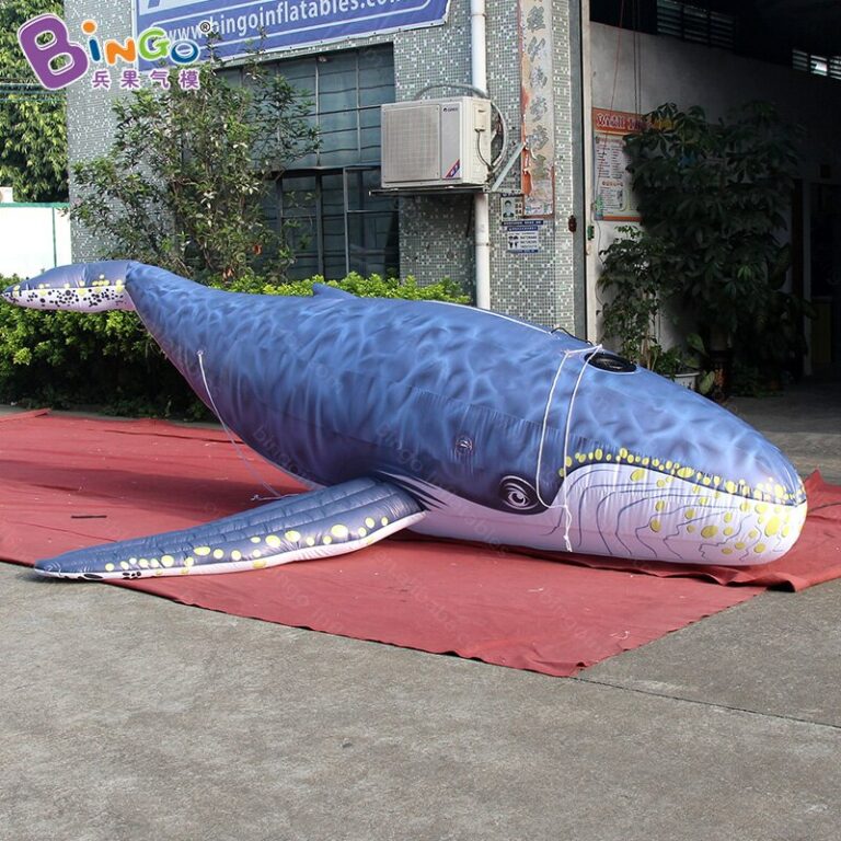 38 Meters Customizable Inflatable Whale Theme Park Hanging Cartoon Toy ...