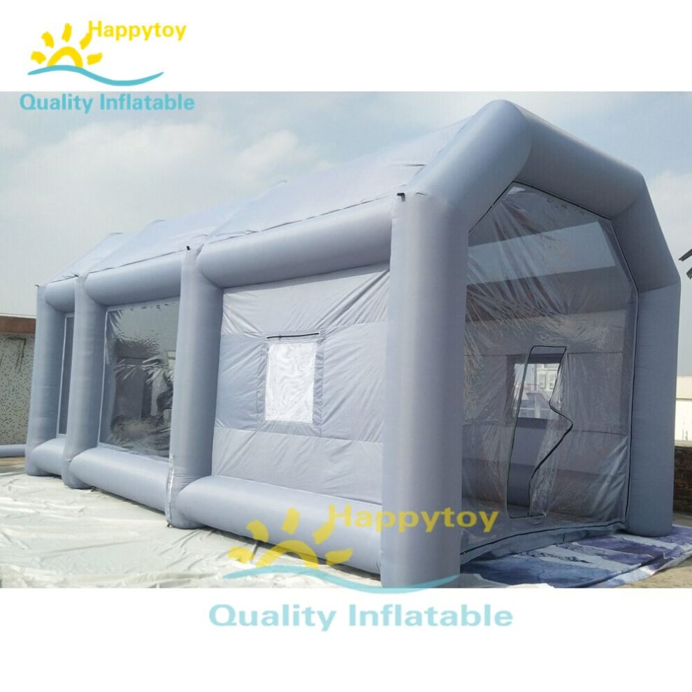 Inflatable Mobile Paint Spray Booth Tent For Car Garage Use ...