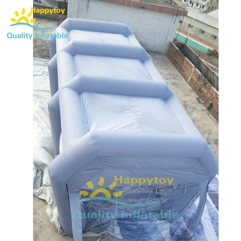 Oxford Pvc Inflatable Car Paint Spray Booth Garage Tent Clear ...