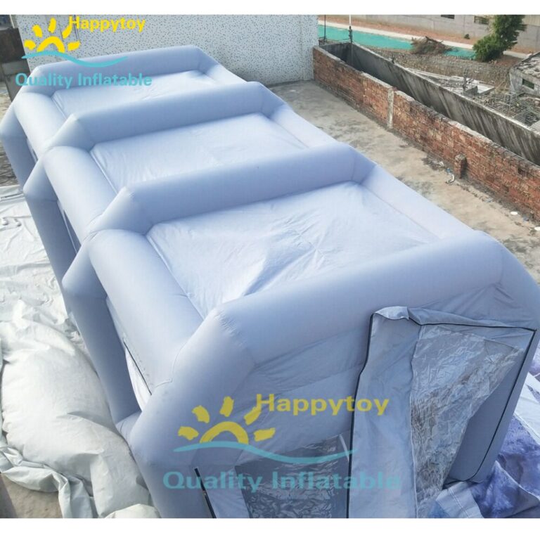 Portable Inflatable Car Spray Paint Booth Tent With Dual Air Blowers ...