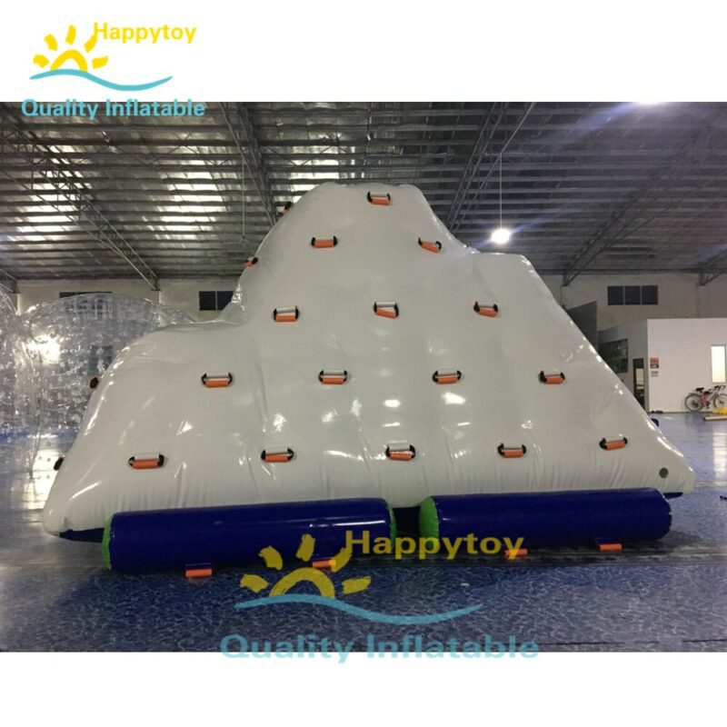 Inflatable Climbing Water Toy Iceberg Rock Float Island Mountain Slide ...