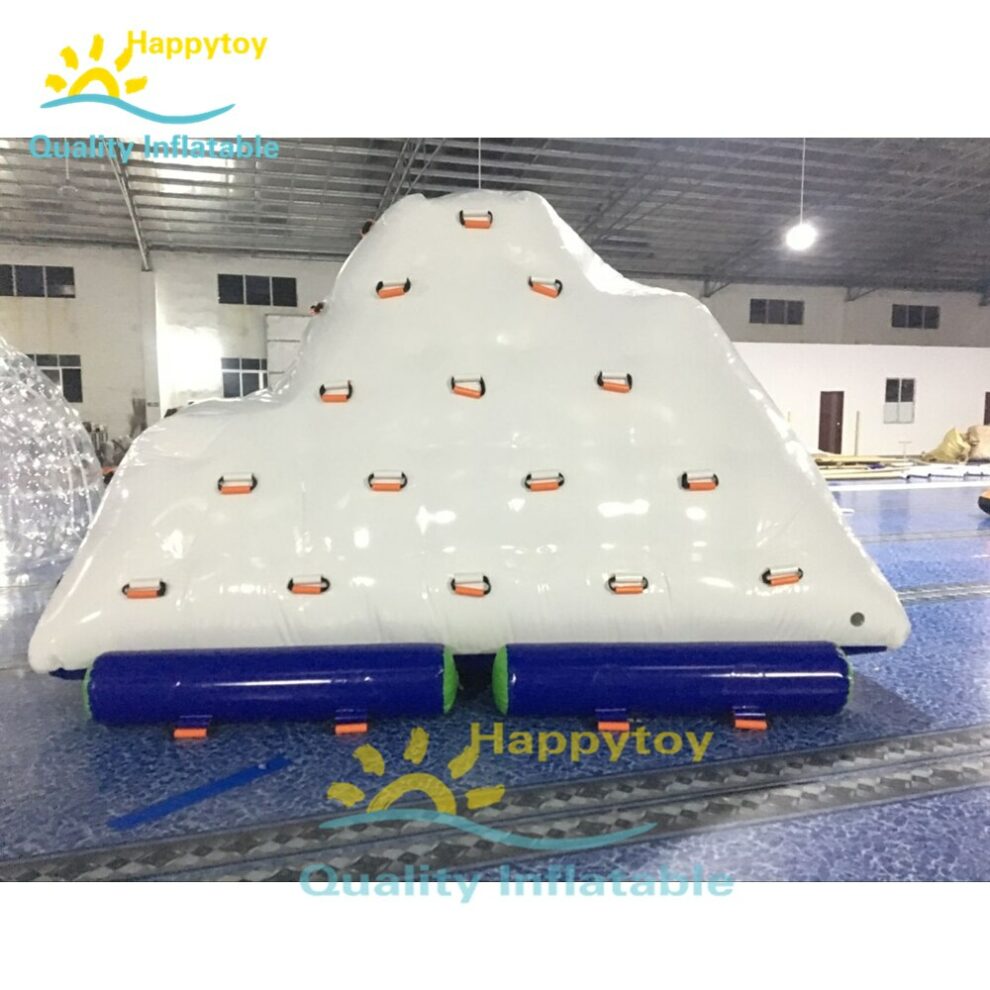 Inflatable Climbing Water Toy Iceberg Rock Float Island Mountain Slide ...