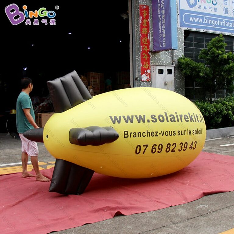 Personalized Inflatable Pvc Airship Balloon 3m Logo Display For Promotional Events - WeFlatables ...