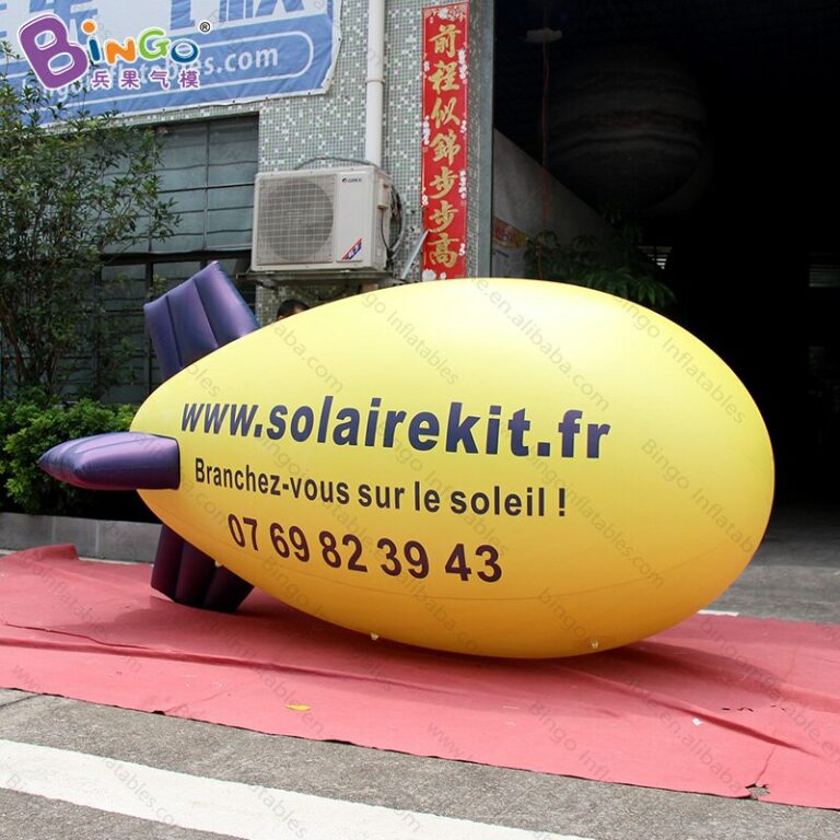 Custom 3m Inflatable Advertising Airship Personalized Pvc Blimp Balloon Display Toy ...