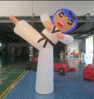 5mh Inflatable Taekwondo Boy For Karate Advertising Promotions ...