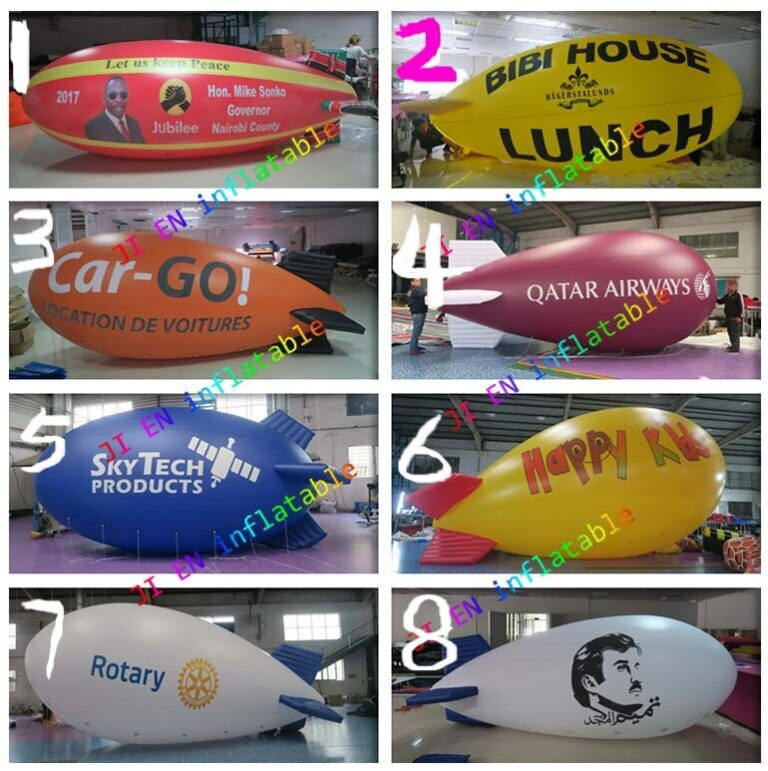 Inflatable Airplane Blimp Toy Fun Air Clear Balloon - WeFlatables.com ...
