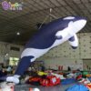Customized 55m Giant Inflatable Hanging Killer Whale For Event ...