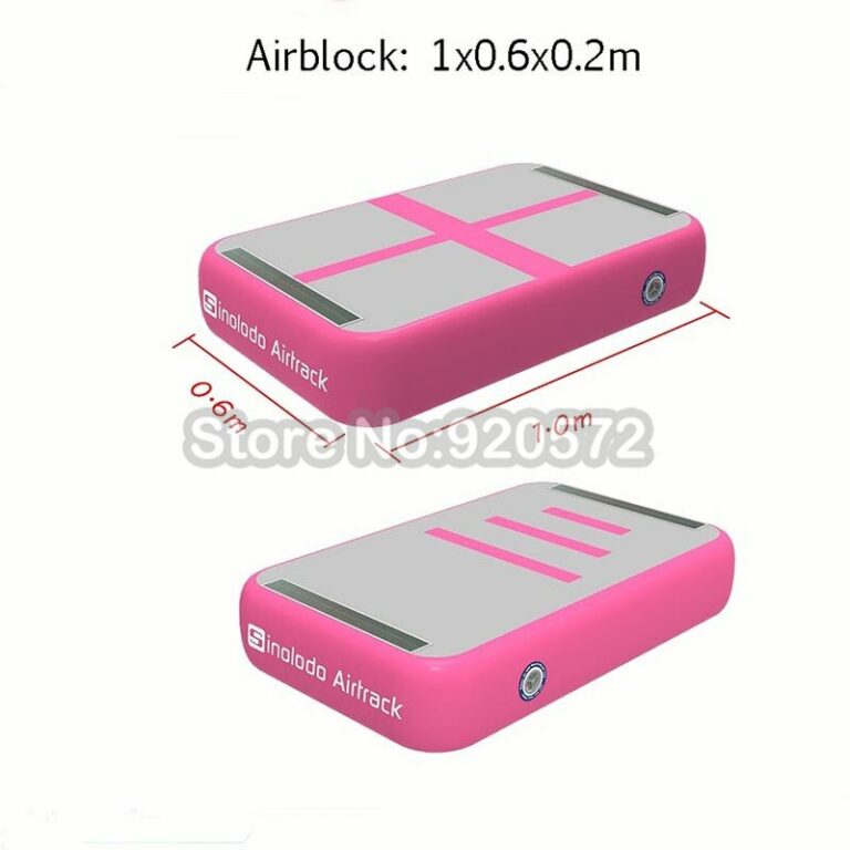 Compact Inflatable Air Track Gymnastics Mat For Crash Landings ...