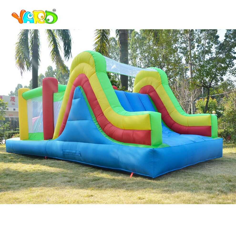 Kids Inflatable Bounce House Jumping Castle 65x28x24m Obstacle Course ...