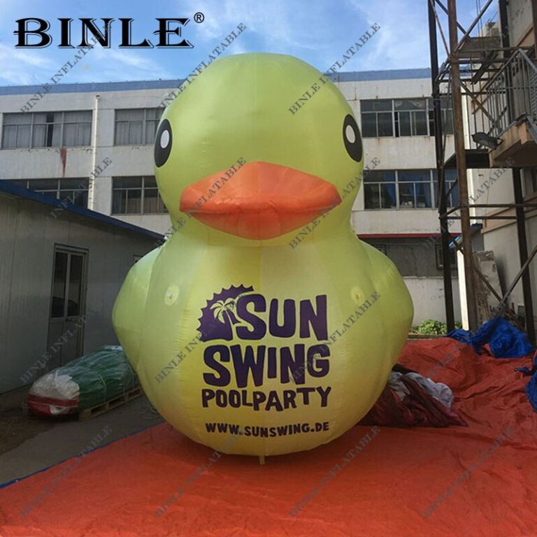 Promotional Giant Inflatable Yellow Rubber Duck For Park Decoration ...