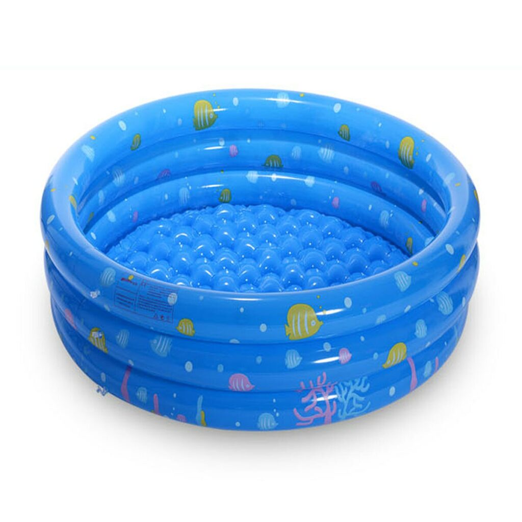 Inflatable Toddler Water Pool Round Baby Kids Swim Ocean Ball Pit ...