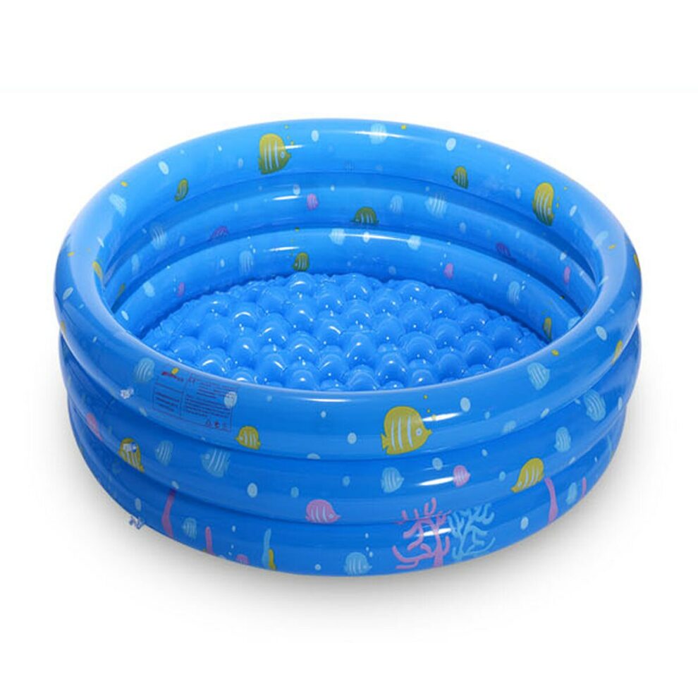 Inflatable Toddler Water Pool Round Baby Kids Swim Ocean Ball Pit ...