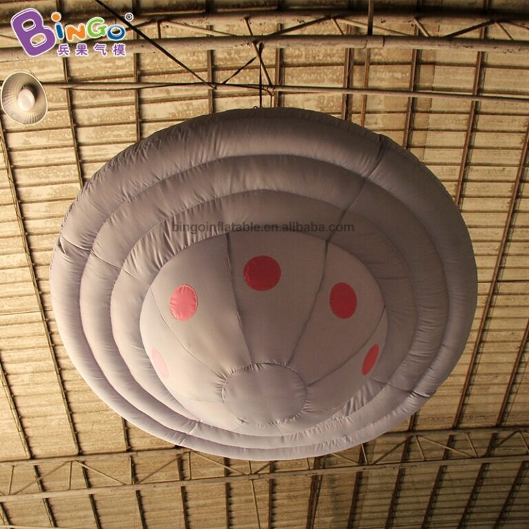 Led Illuminated 2m Inflatable Ufo Spaceship Toy Durable Promotional ...