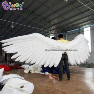 Customized 5m White Inflatable Stage Wings Costume Without Blower ...