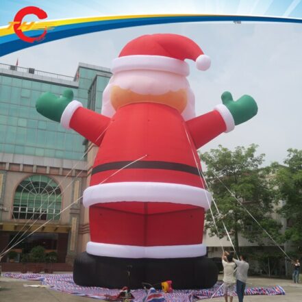 Massive 10m Outdoor Inflatable Santa Claus Holiday Decoration ...